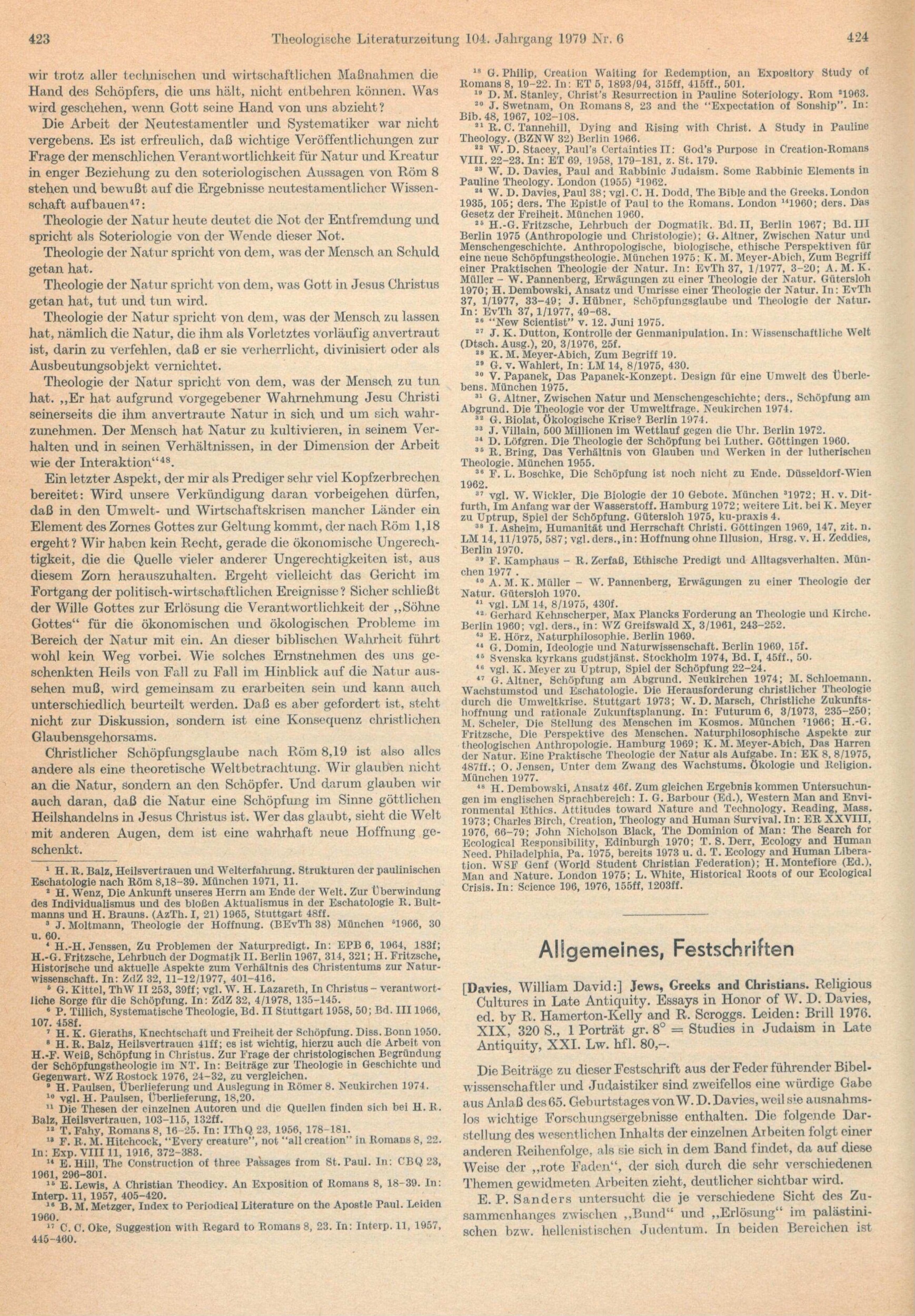424-427 [Rezension] Jews, Greeks and Christians - Deutsche Digitale ...